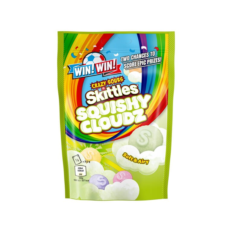 Skittles Squishy Cloudz Sour Fruit Sweets