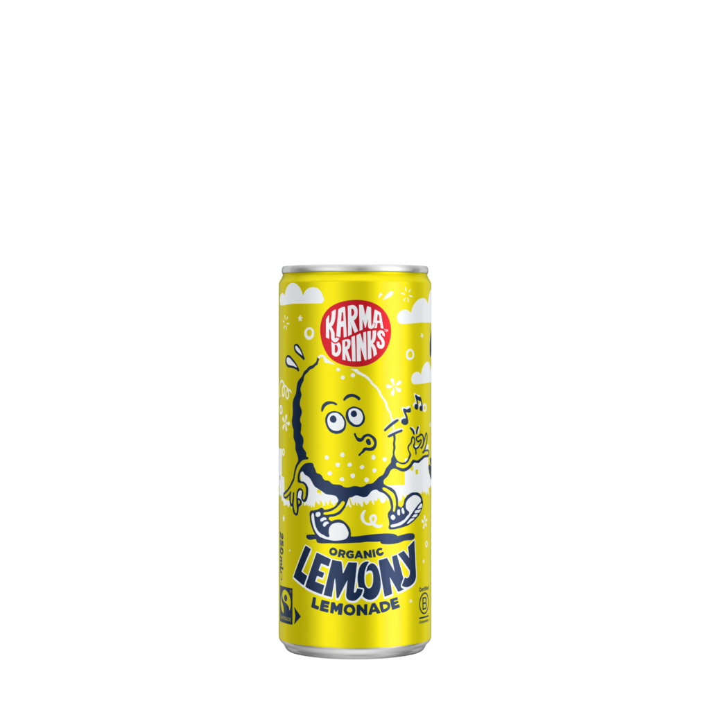Karma Lemony Lemonade Cans 250ml x 24 - WDS Group