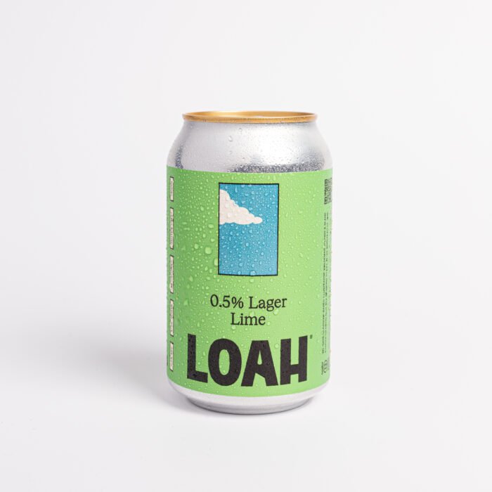 Loah Lime Lager 0.5% 330ml x 12 Cans - WDS Group